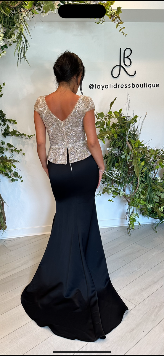 LAYALI GRACE BLACK AND GOLD – LAYALI BOUTIQUE